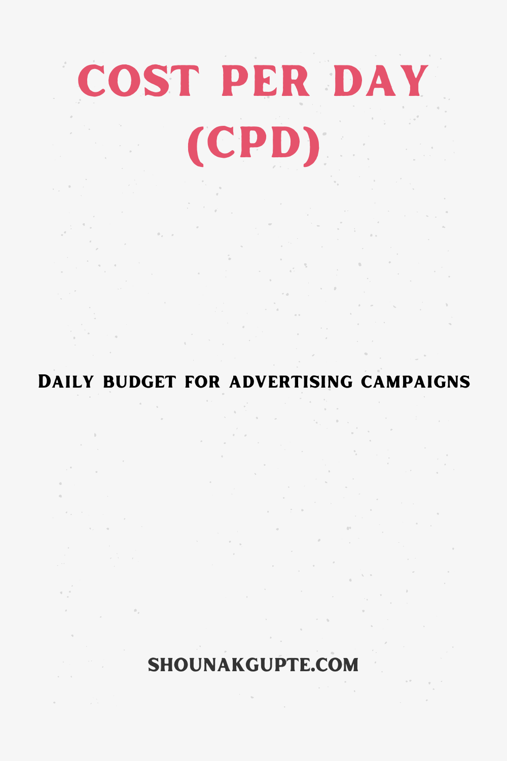 FREE Cost Per Day (CPD) Calculator Online