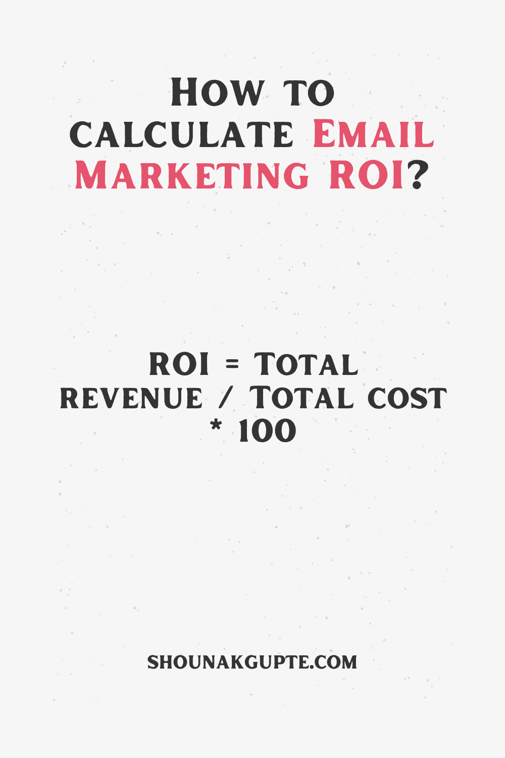 FREE Email Marketing ROI Calculator Online