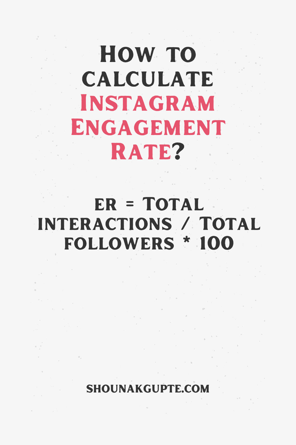 FREE Instagram Engagement Rate Calculator Online